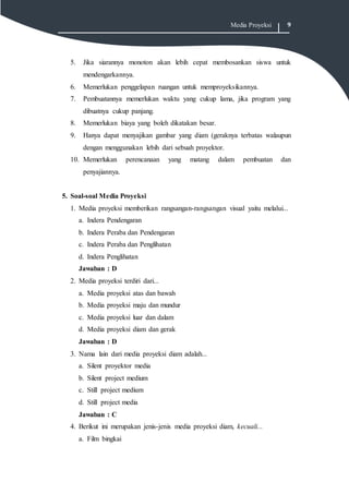 Media Proyeksi | PDF
