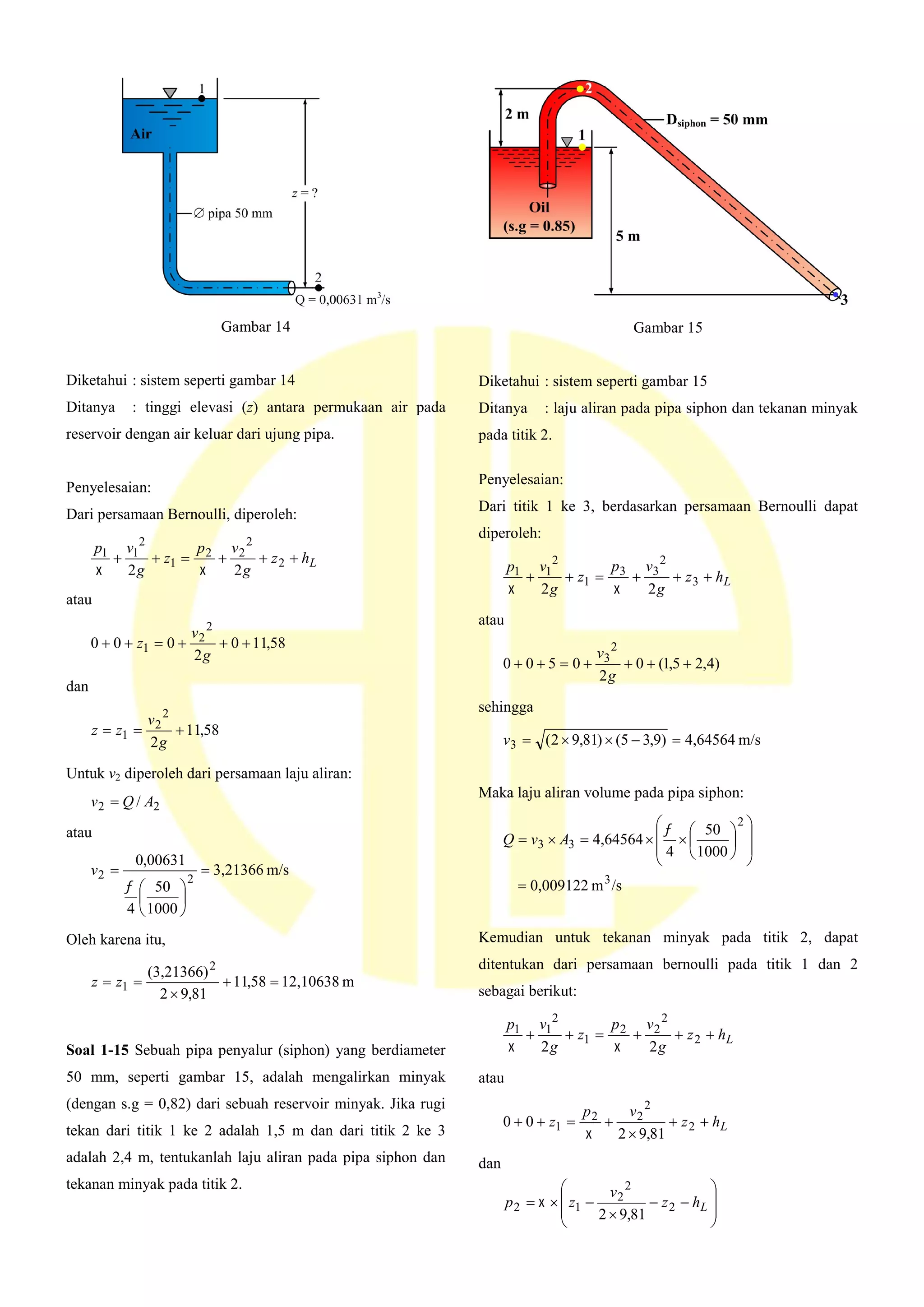 Modul mekanika fluida: Dasar-dasar Perhitungan Aliran Fluida | PDF
