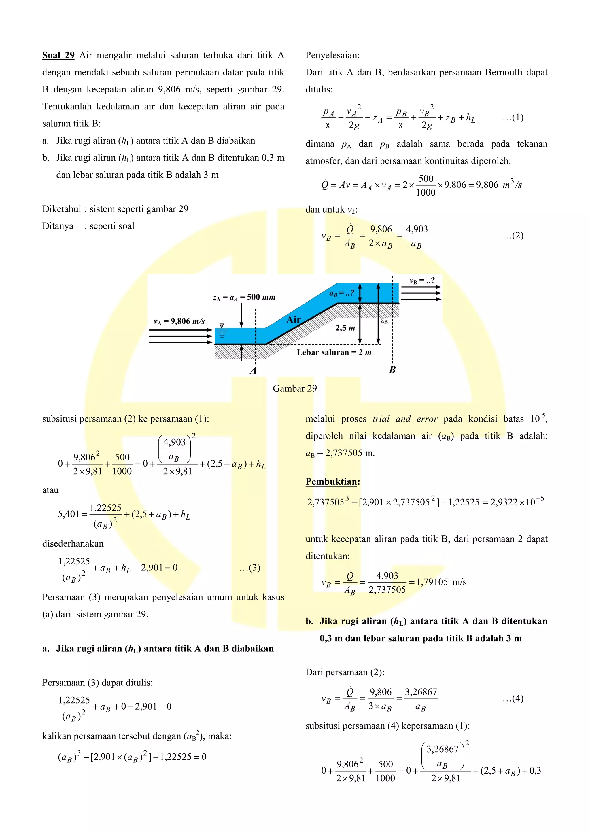 Modul mekanika fluida: Dasar-dasar Perhitungan Aliran Fluida | PDF