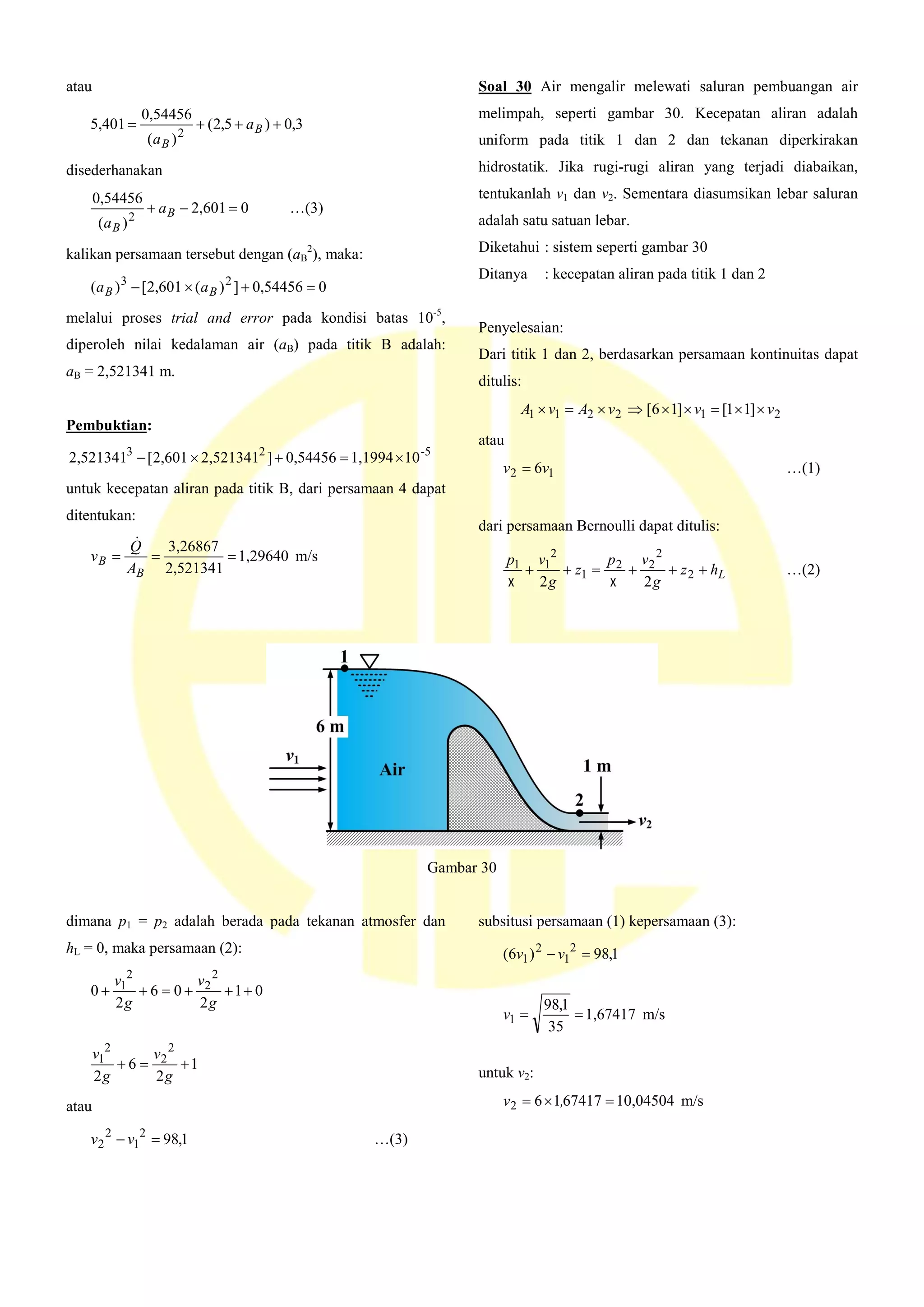 Modul mekanika fluida: Dasar-dasar Perhitungan Aliran Fluida | PDF