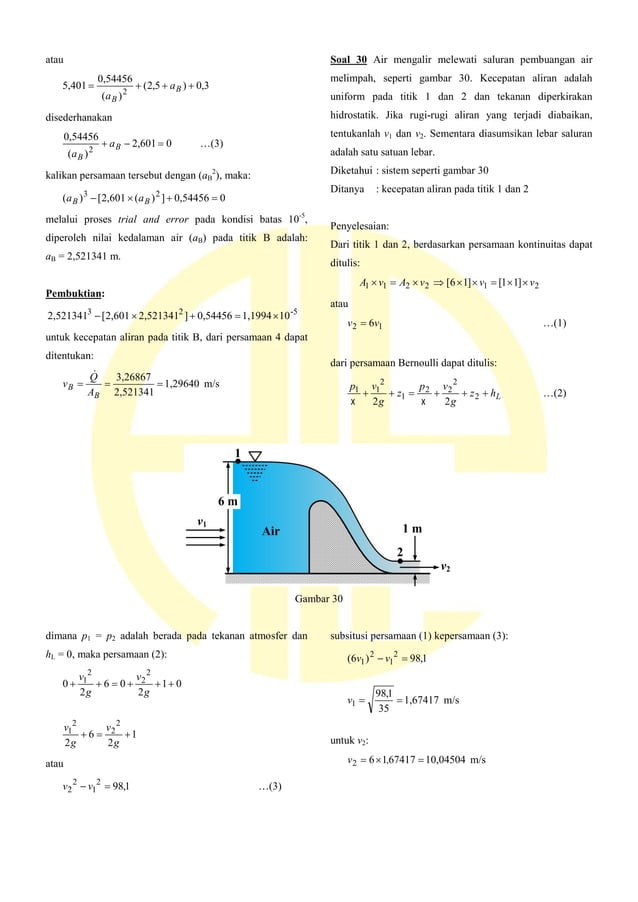Modul mekanika fluida: Dasar-dasar Perhitungan Aliran Fluida | PDF