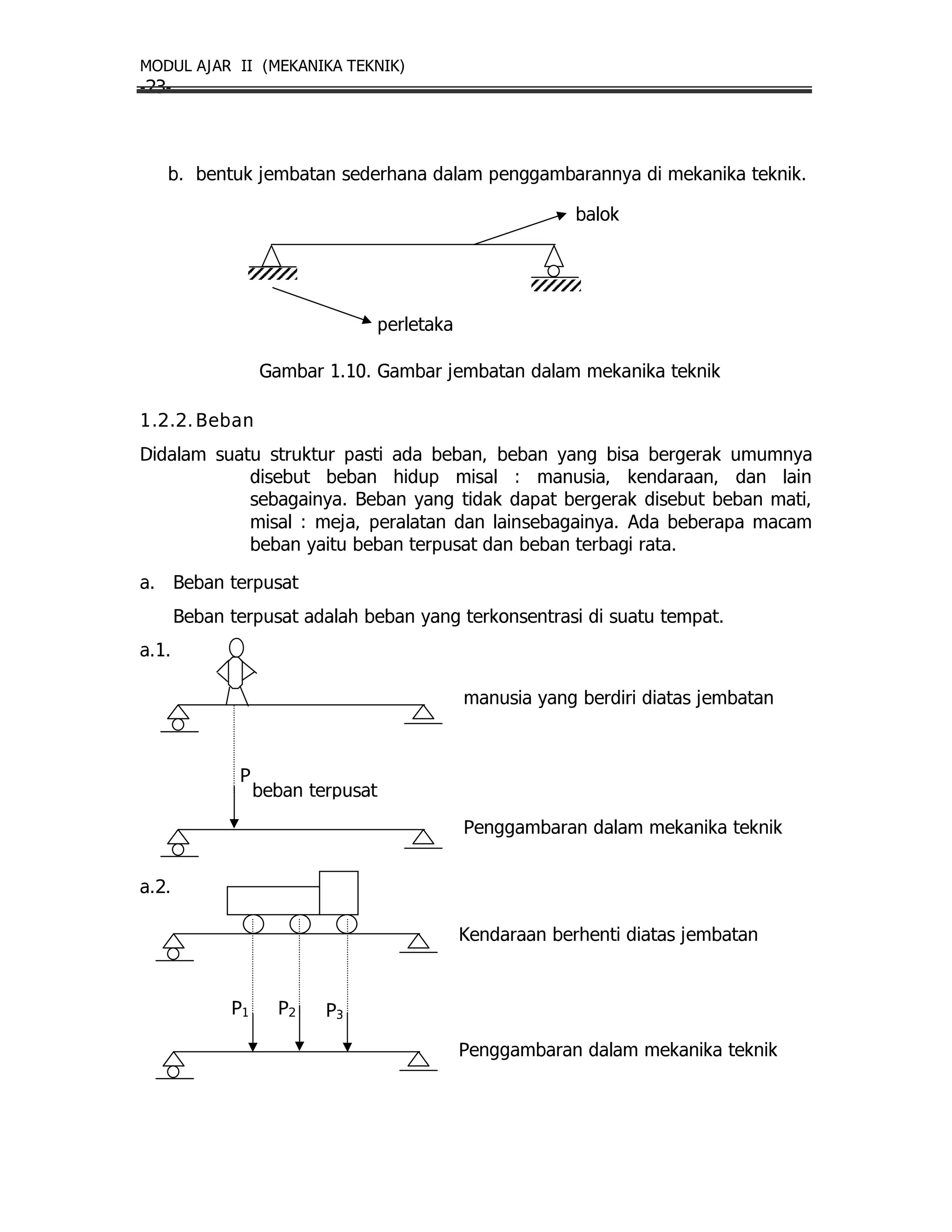 Modul mekanika teknik 1 | PDF