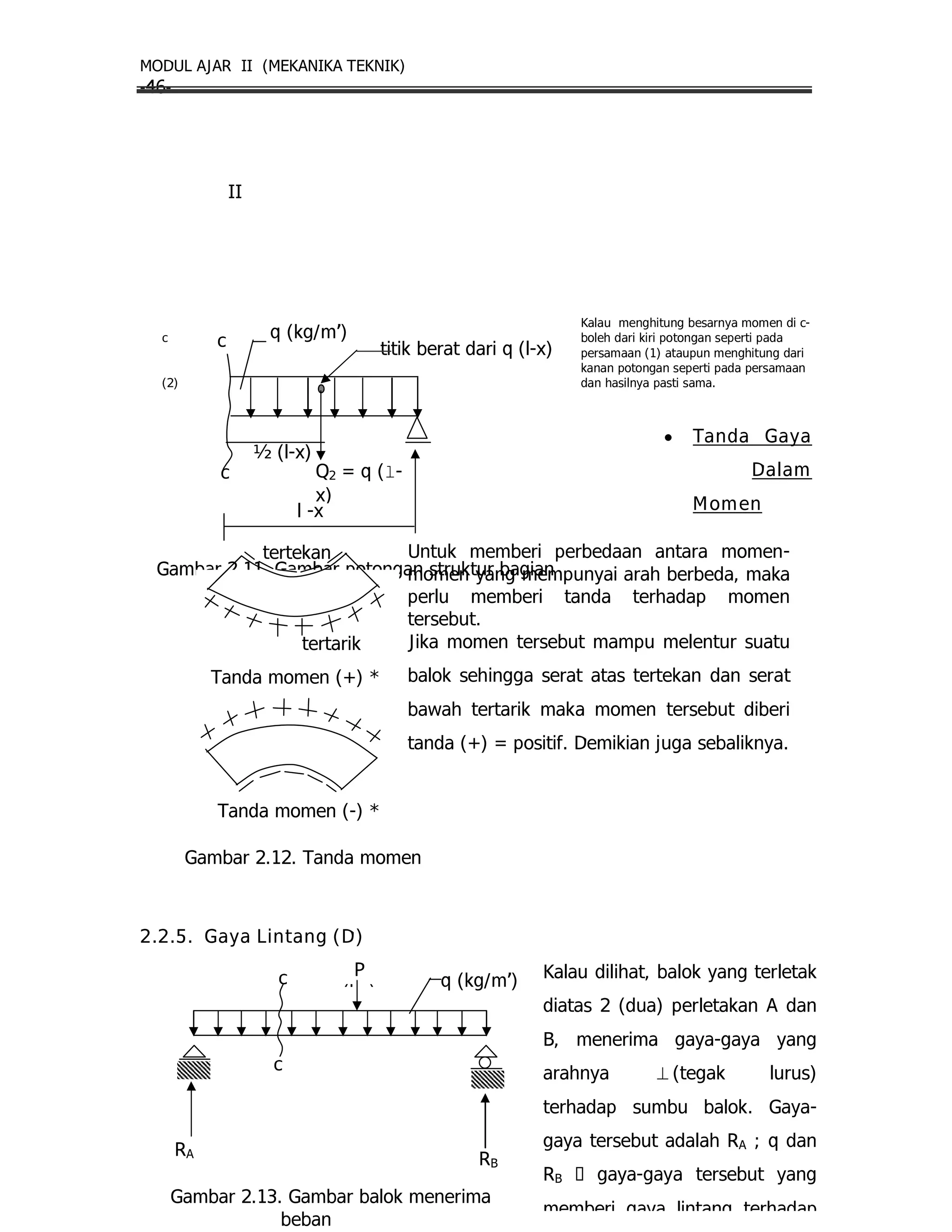 Modul mekanika teknik 1 | PDF