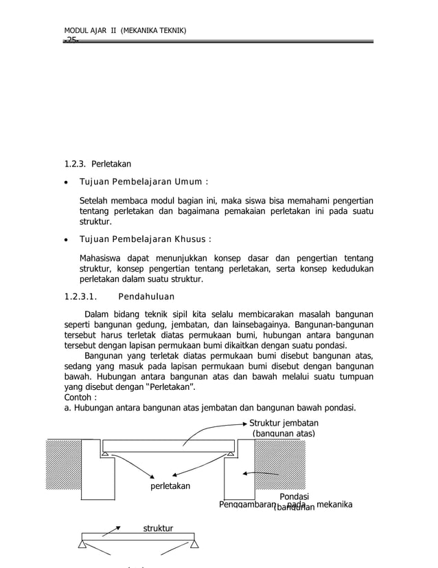 Modul mekanika teknik 1 | PDF