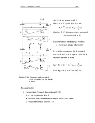 Modul mekanika teknik 1 | PDF