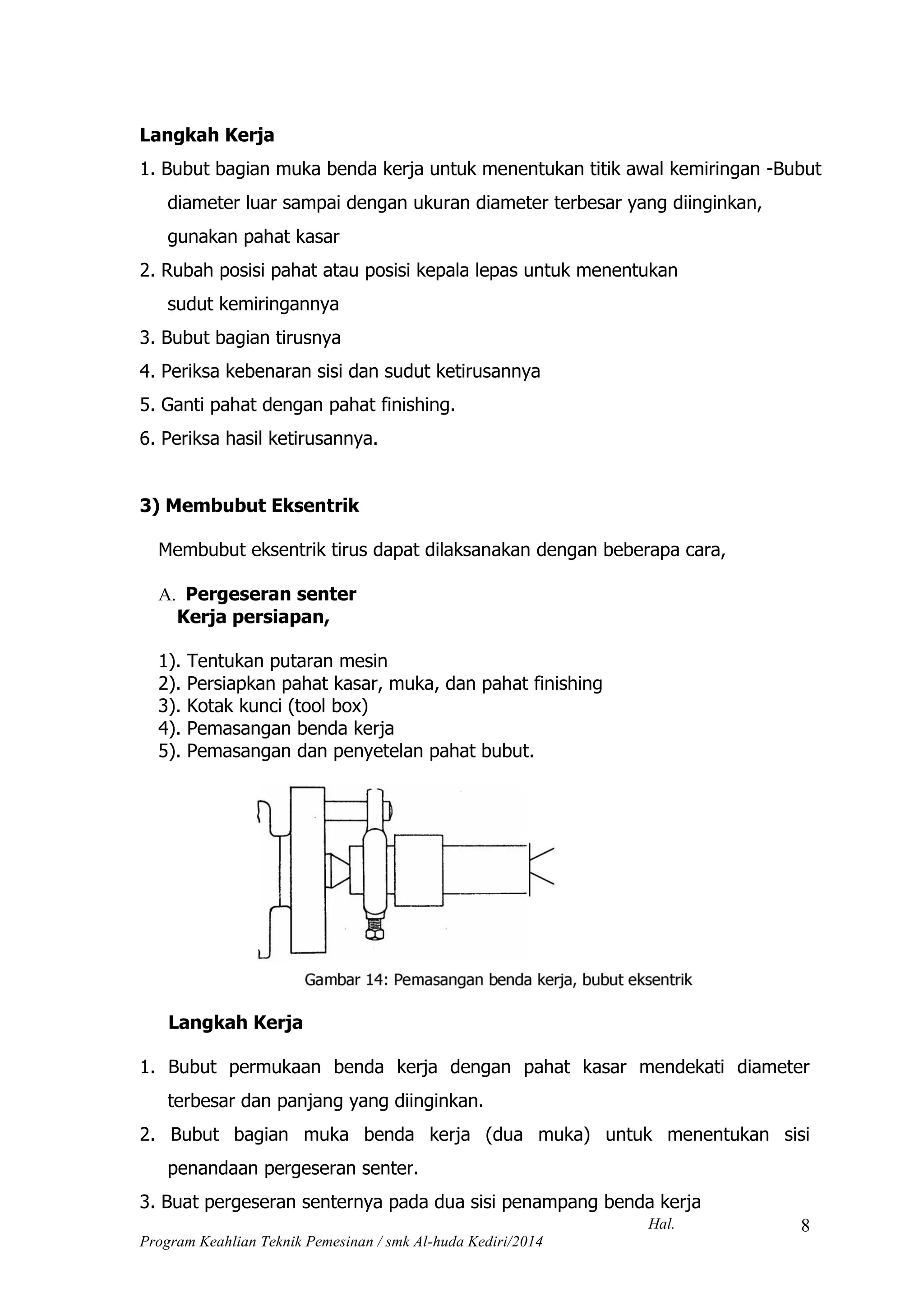 Modul membubut komplexs revisi | PDF