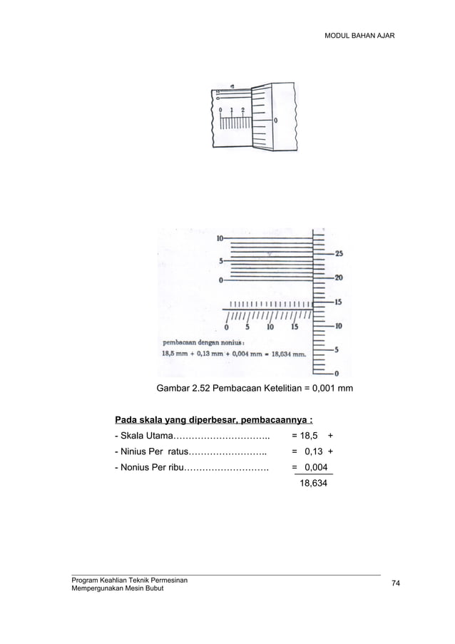Modul mesin bubut 7 (9) | PDF
