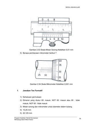 Modul mesin bubut 7 (9) | PDF