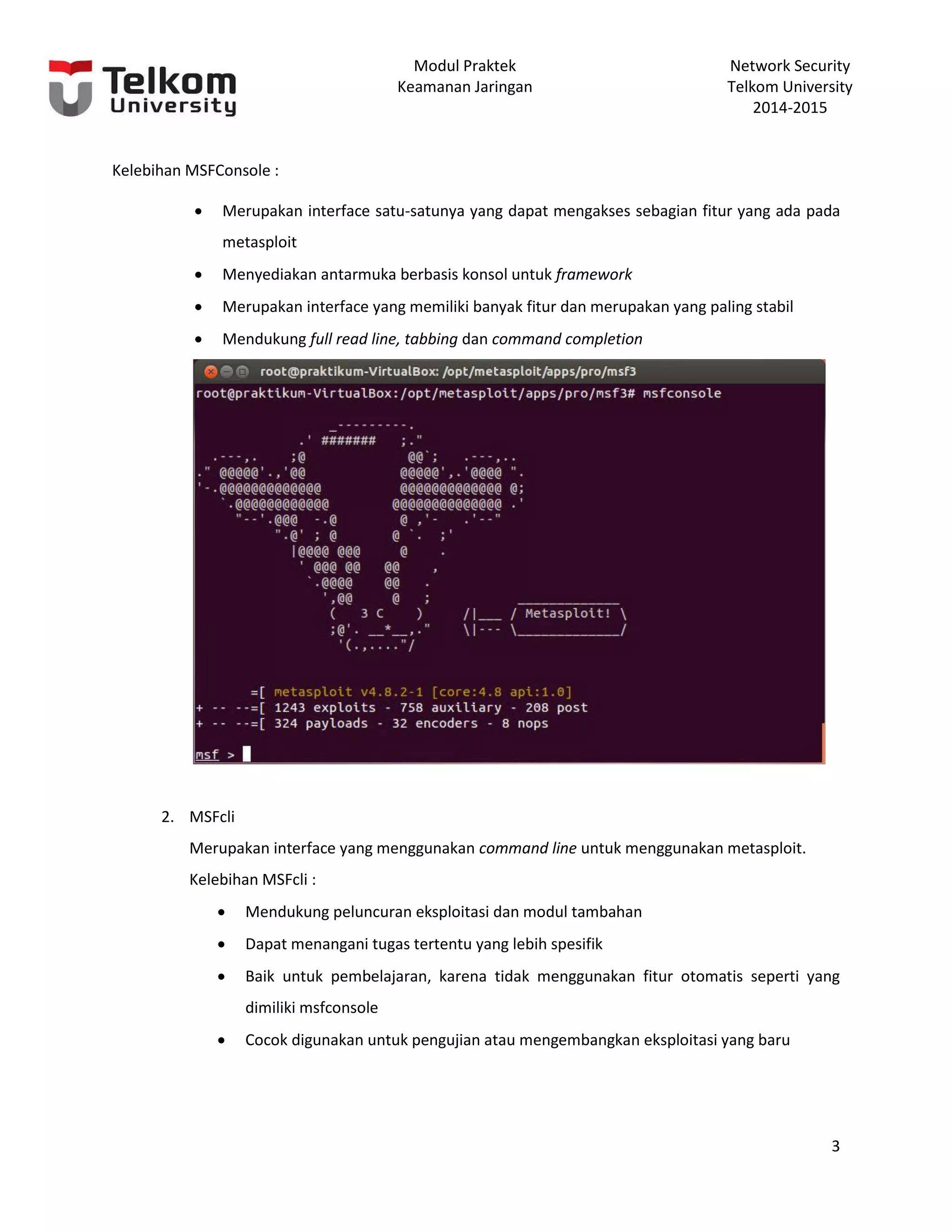 Modul metasploit | PDF