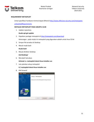 Modul metasploit | PDF