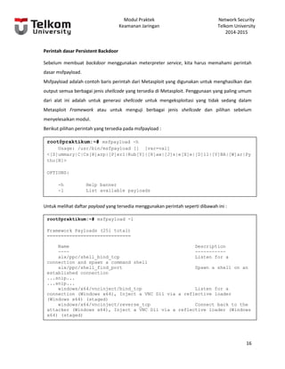 Modul metasploit | PDF