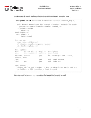 Modul metasploit | PDF
