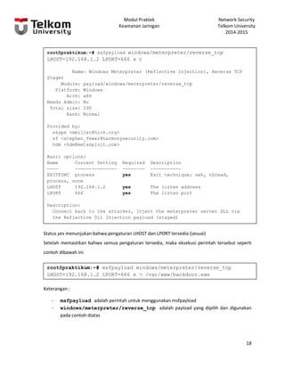 Modul metasploit | PDF