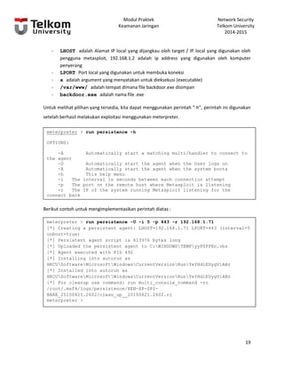 Modul metasploit | PDF