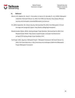 Modul metasploit | PDF