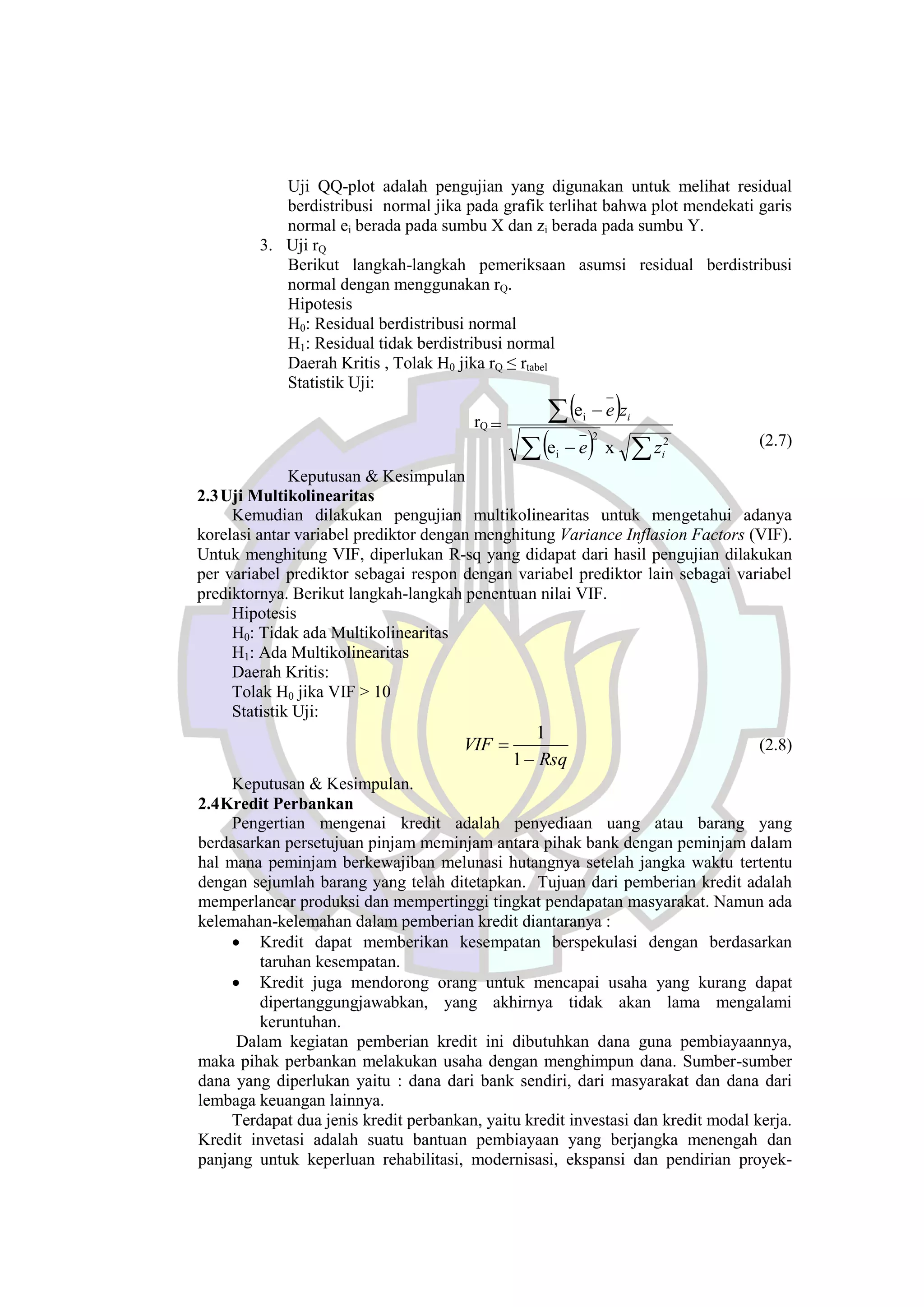 Modul metode regresi | PDF