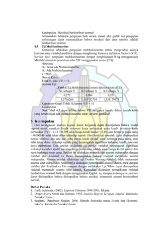 Modul metode regresi | PDF