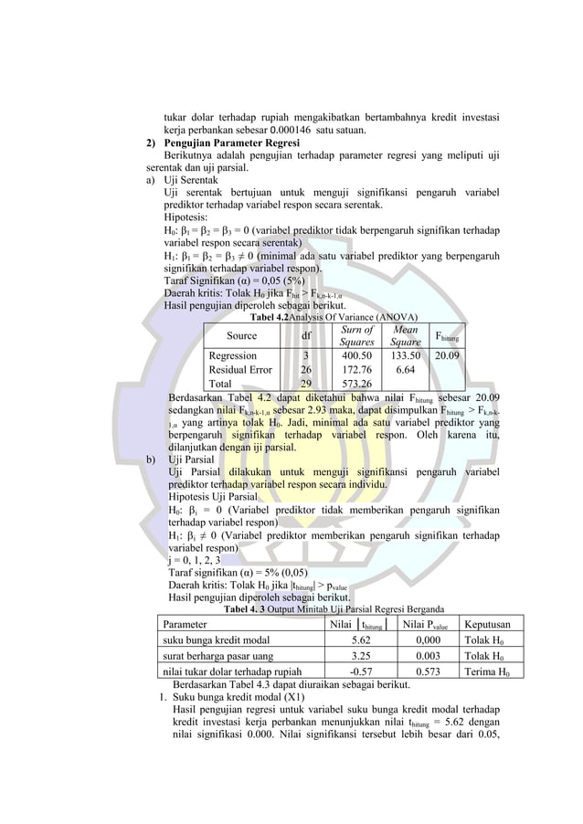 Modul metode regresi | PDF