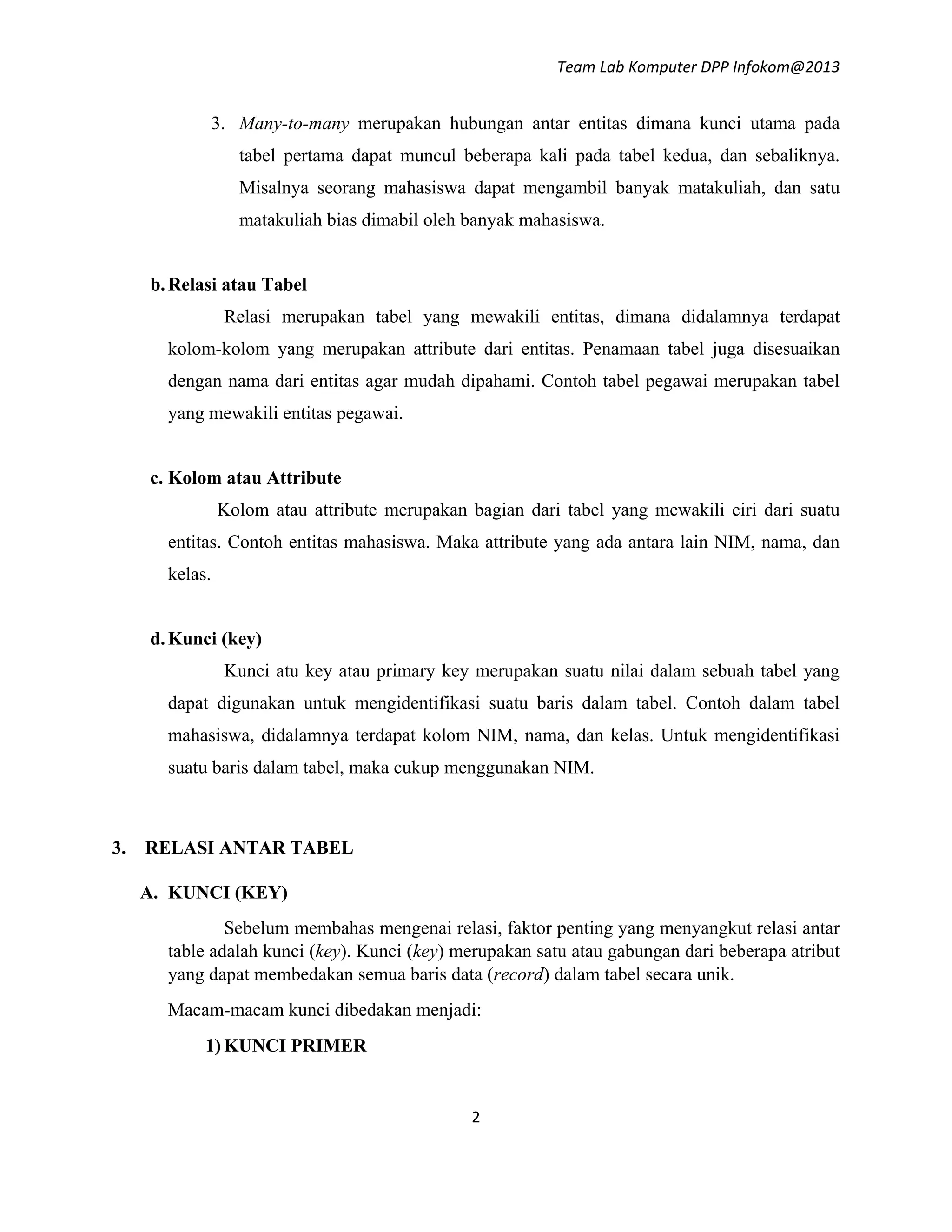 Modul microsoft acces 2013 hhh | PDF