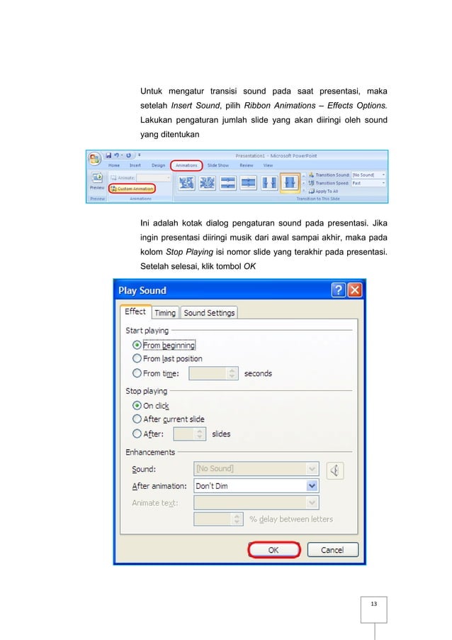 Modul Microsoft Office Powerpoint 2007 | PDF