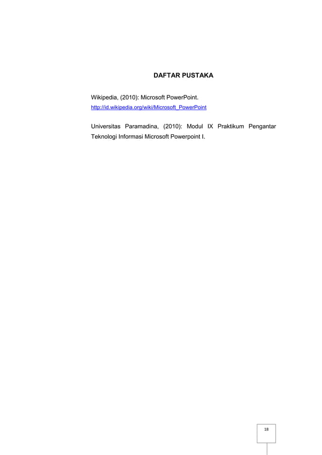 Modul Microsoft Office Powerpoint 2007 | PDF