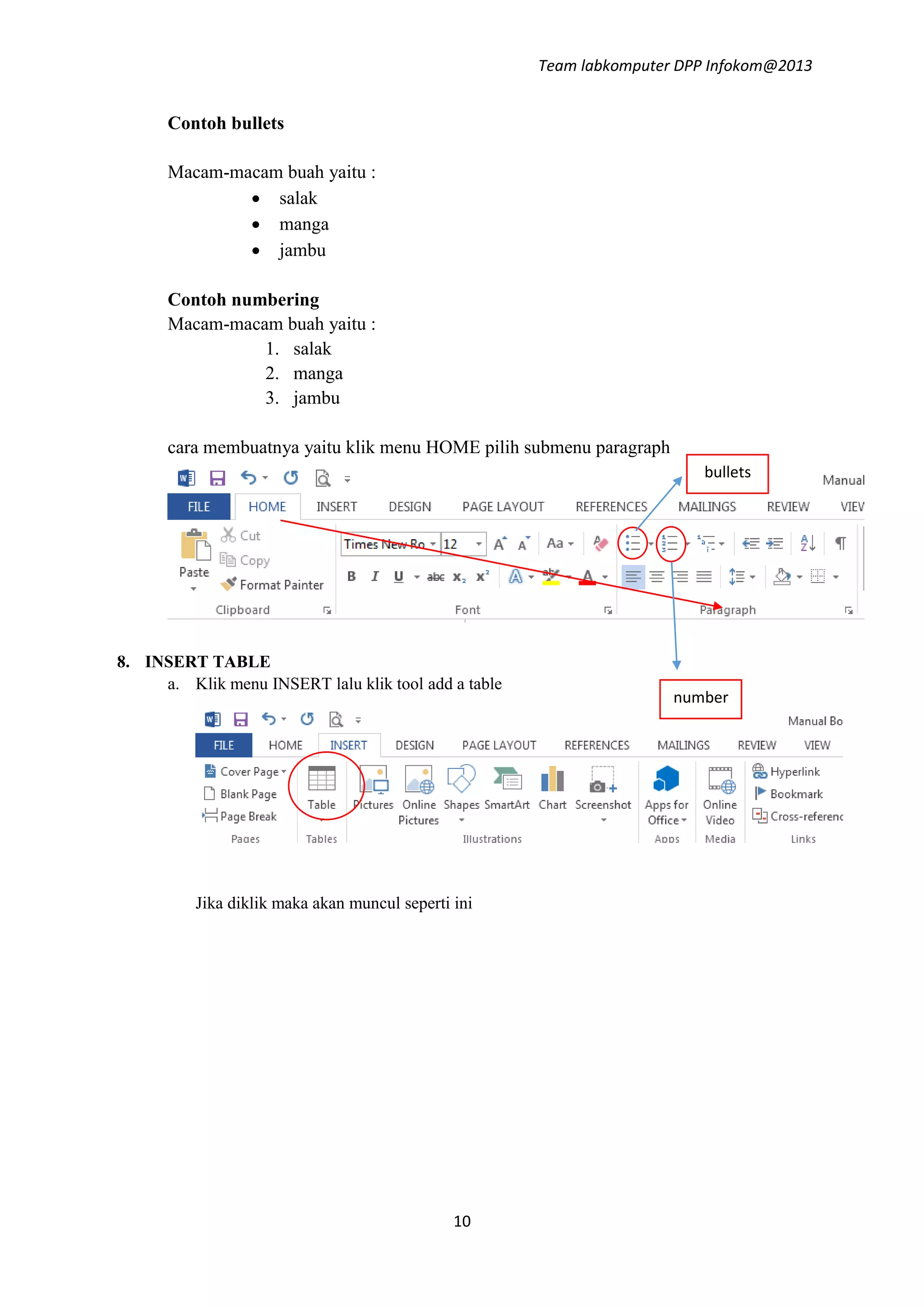 Modul microsoft word 2013 | PDF