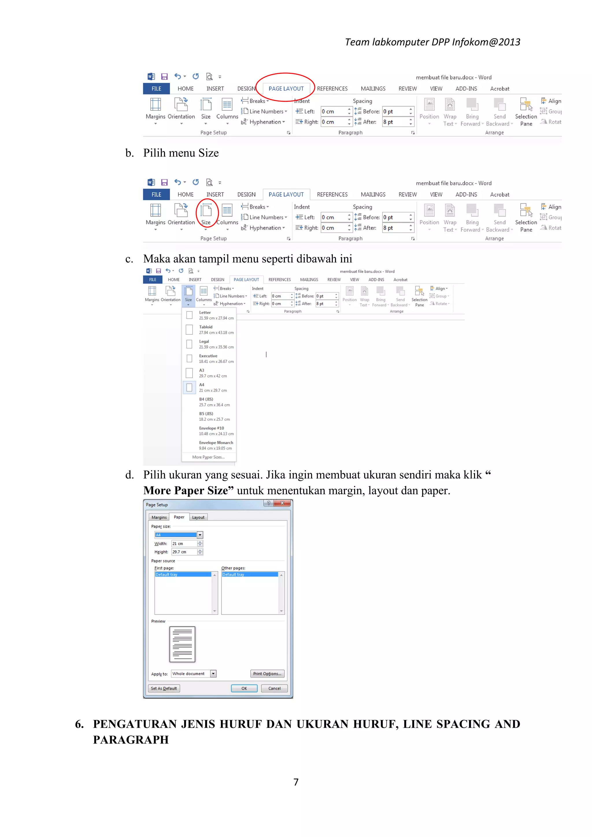 Modul microsoft word 2013 | PDF