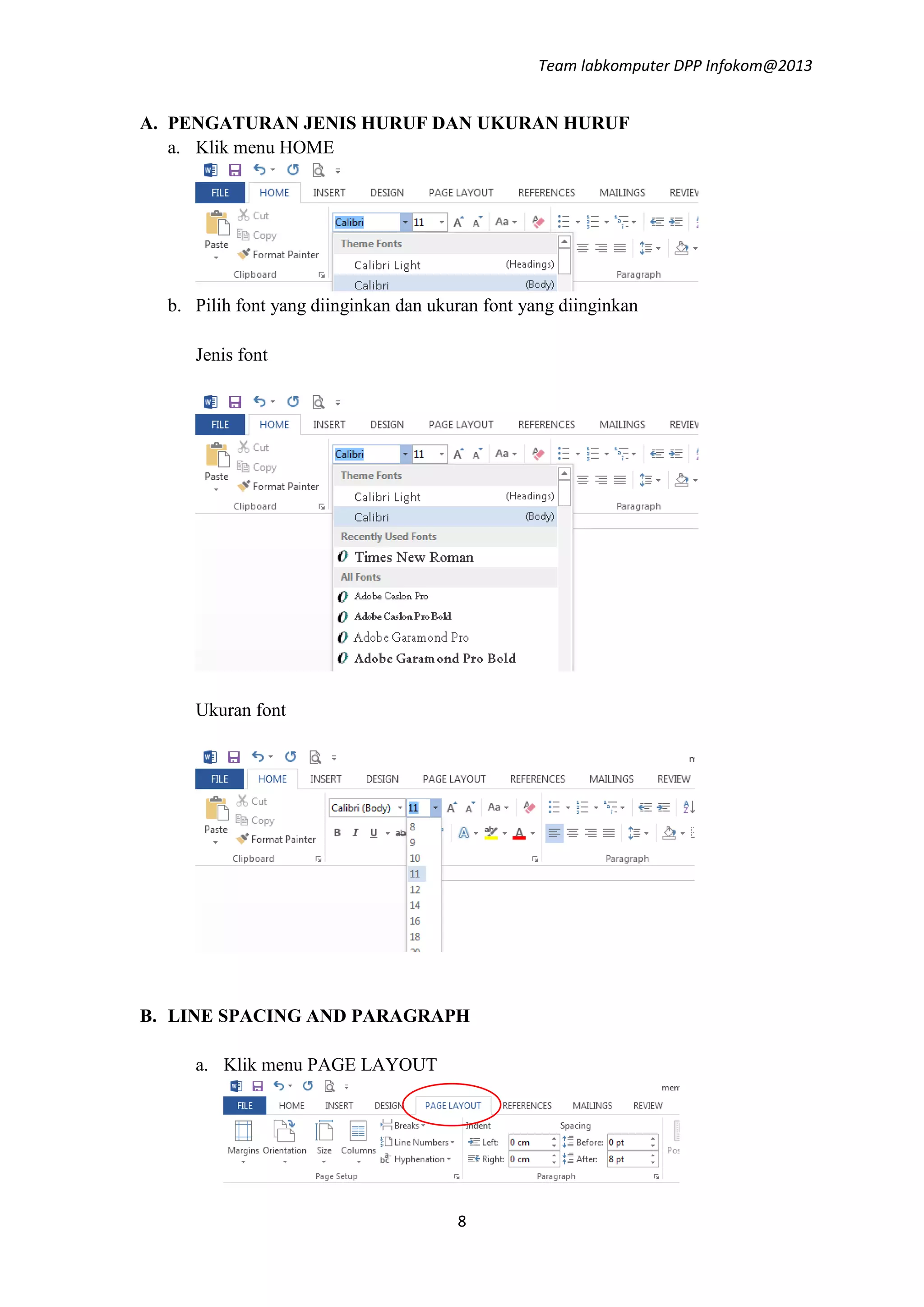 Modul microsoft word 2013 | PDF