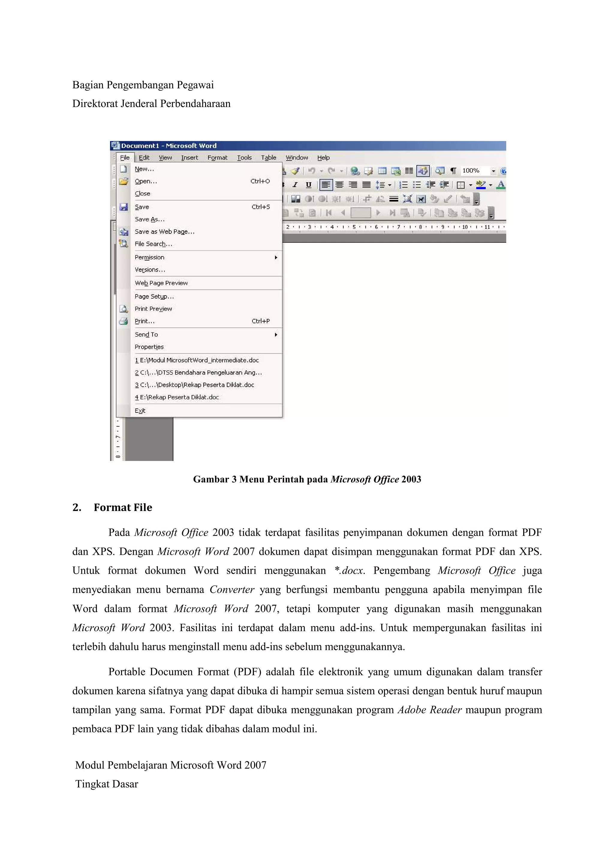Modul microsoft word beginner | PDF