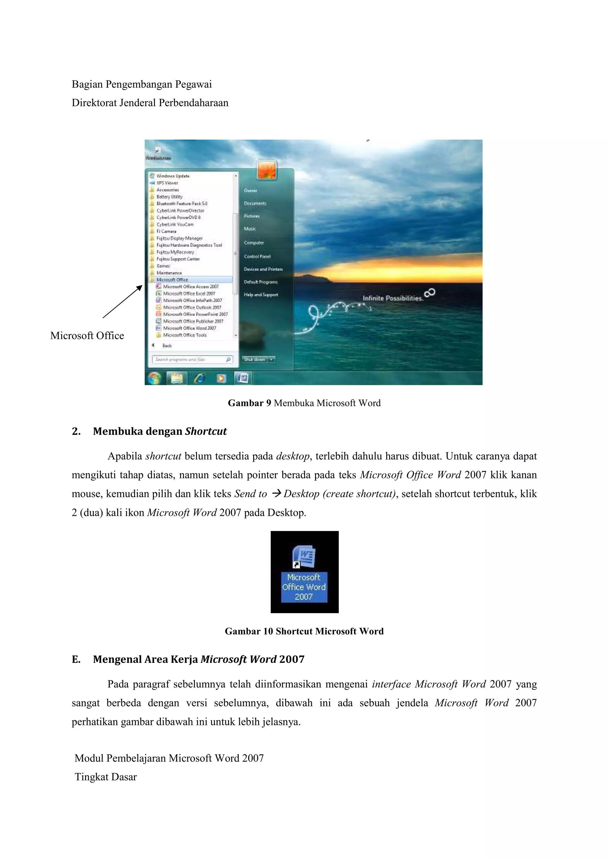 Modul microsoft word beginner | PDF