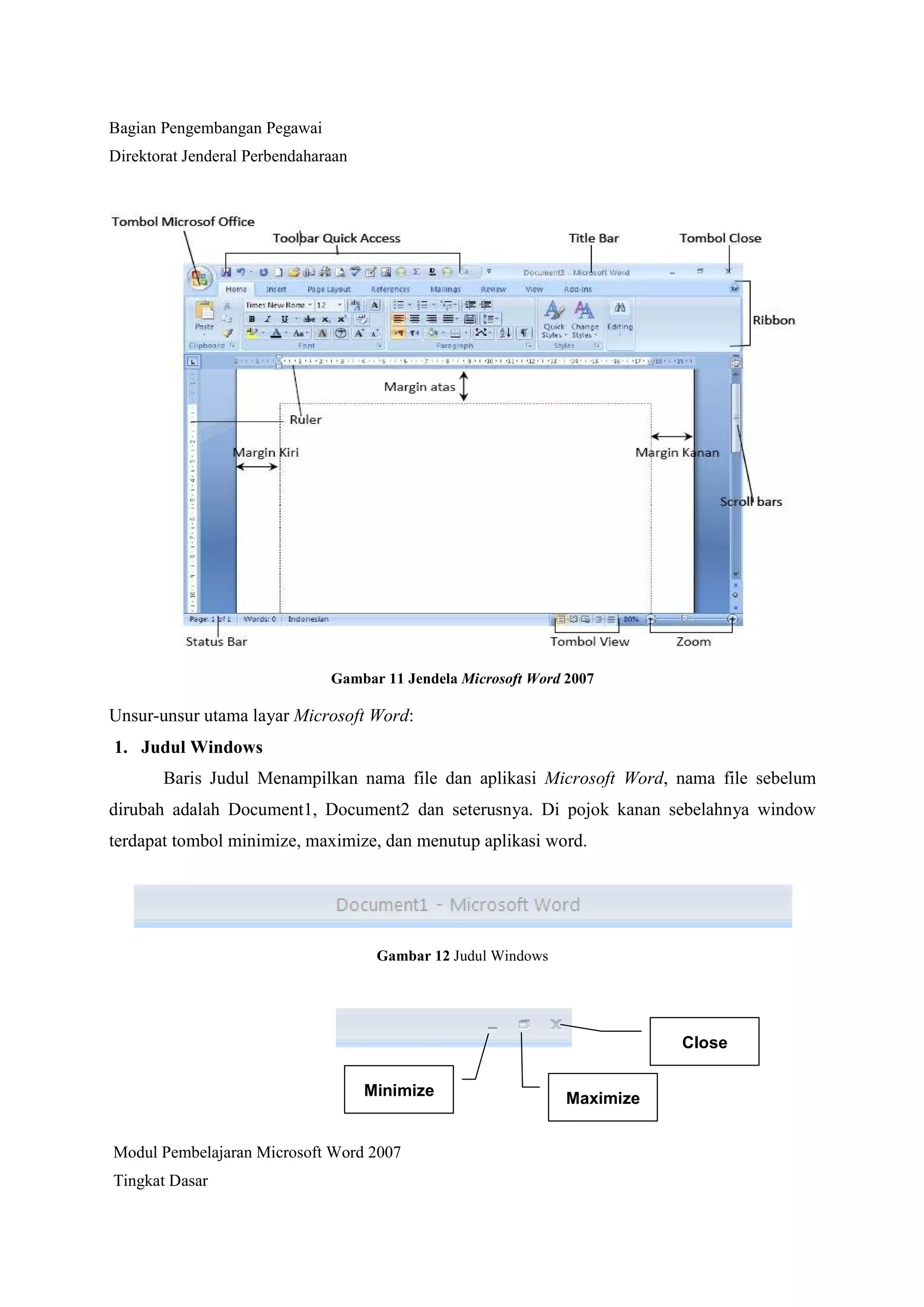 Modul microsoft word beginner | PDF