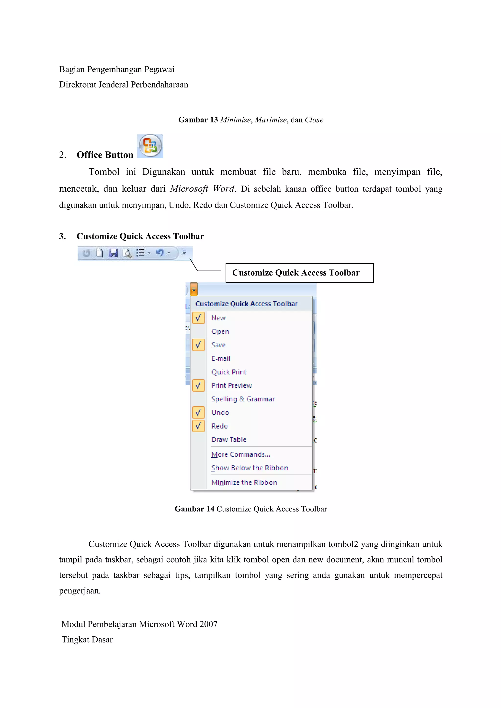 Modul microsoft word beginner | PDF