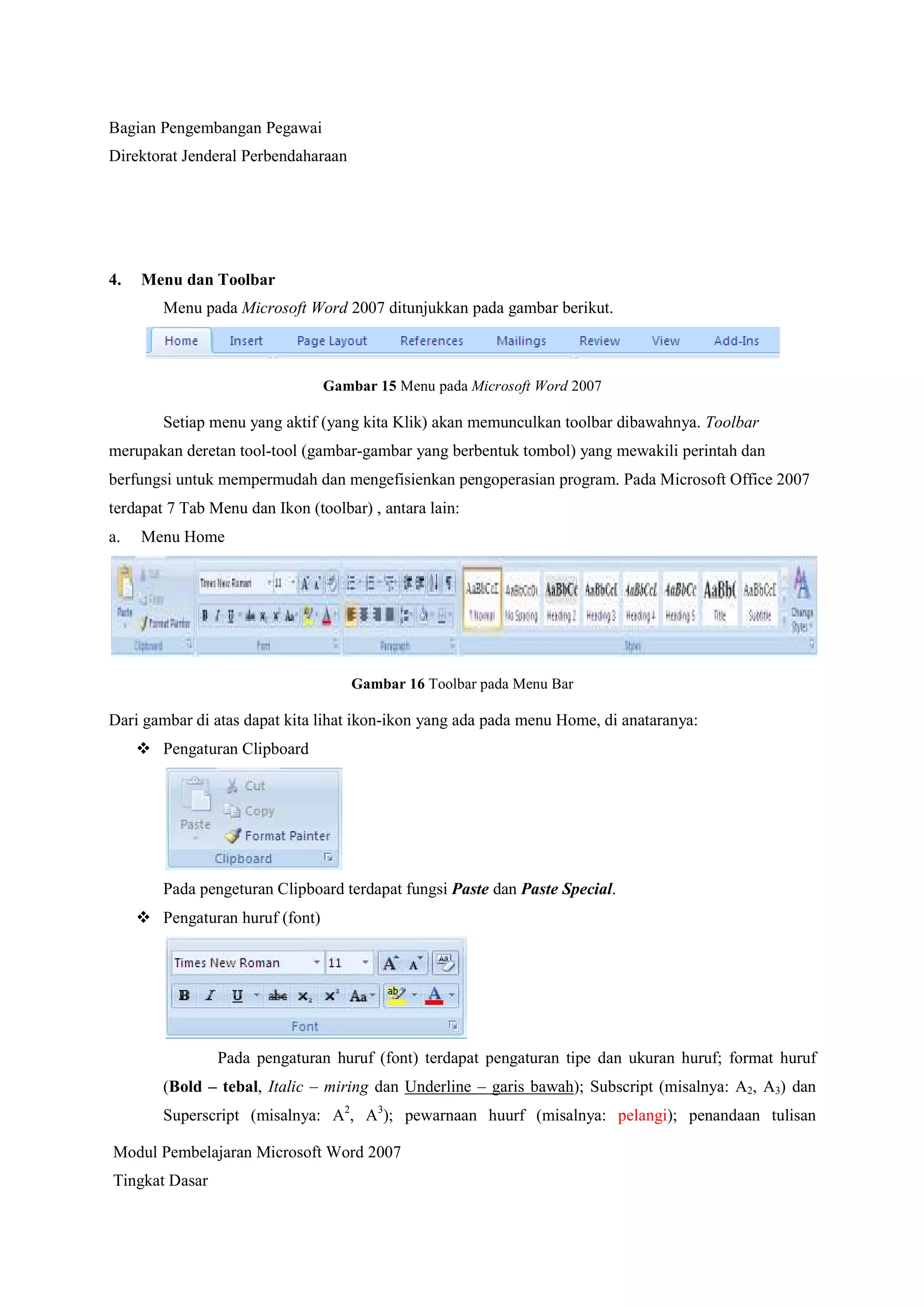 Modul microsoft word beginner | PDF