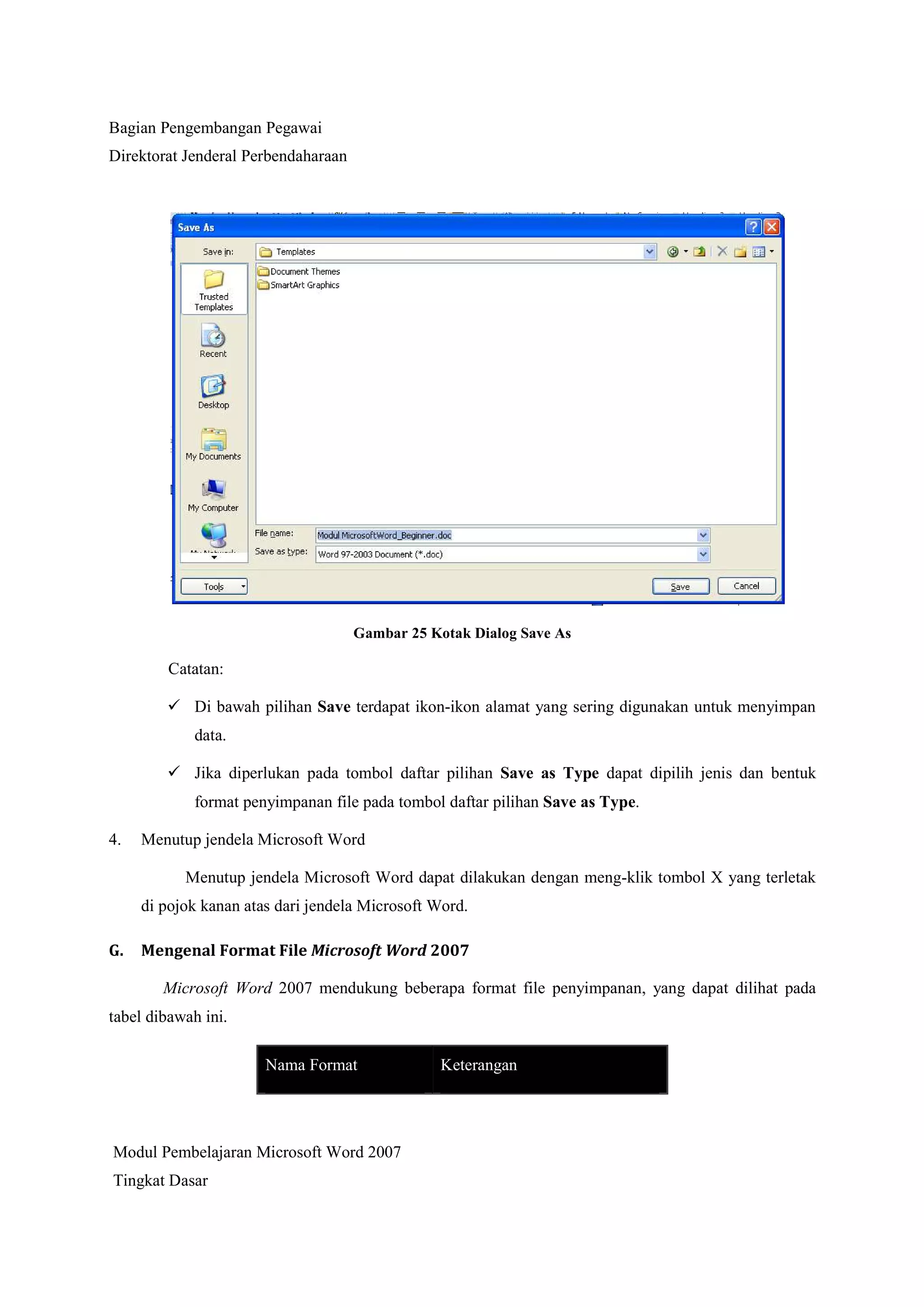 Modul microsoft word beginner | PDF