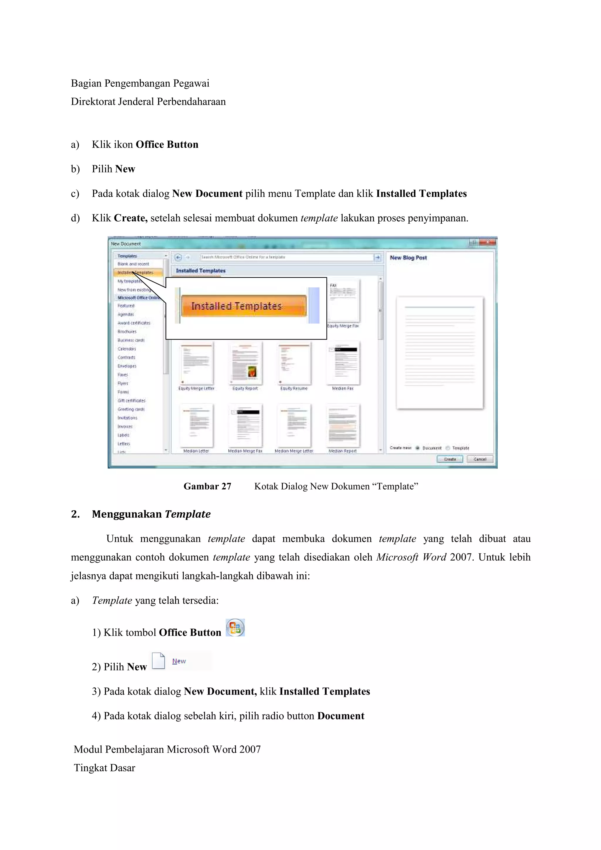 Modul microsoft word beginner | PDF