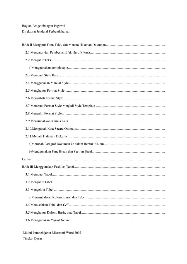 Modul microsoft word beginner | PDF