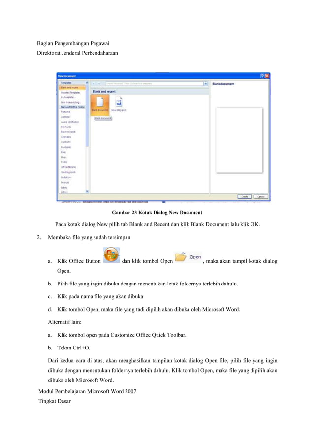 Modul microsoft word beginner | PDF
