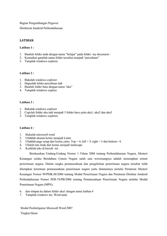 Modul microsoft word beginner | PDF