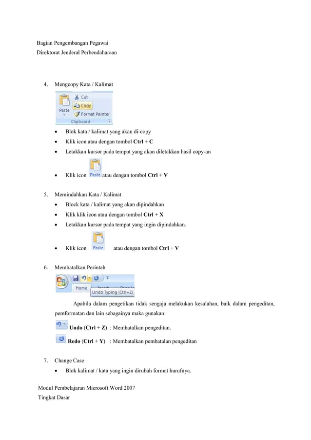 Modul microsoft word beginner | PDF