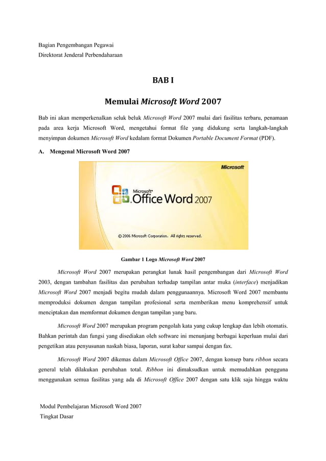 Modul microsoft word beginner | PDF