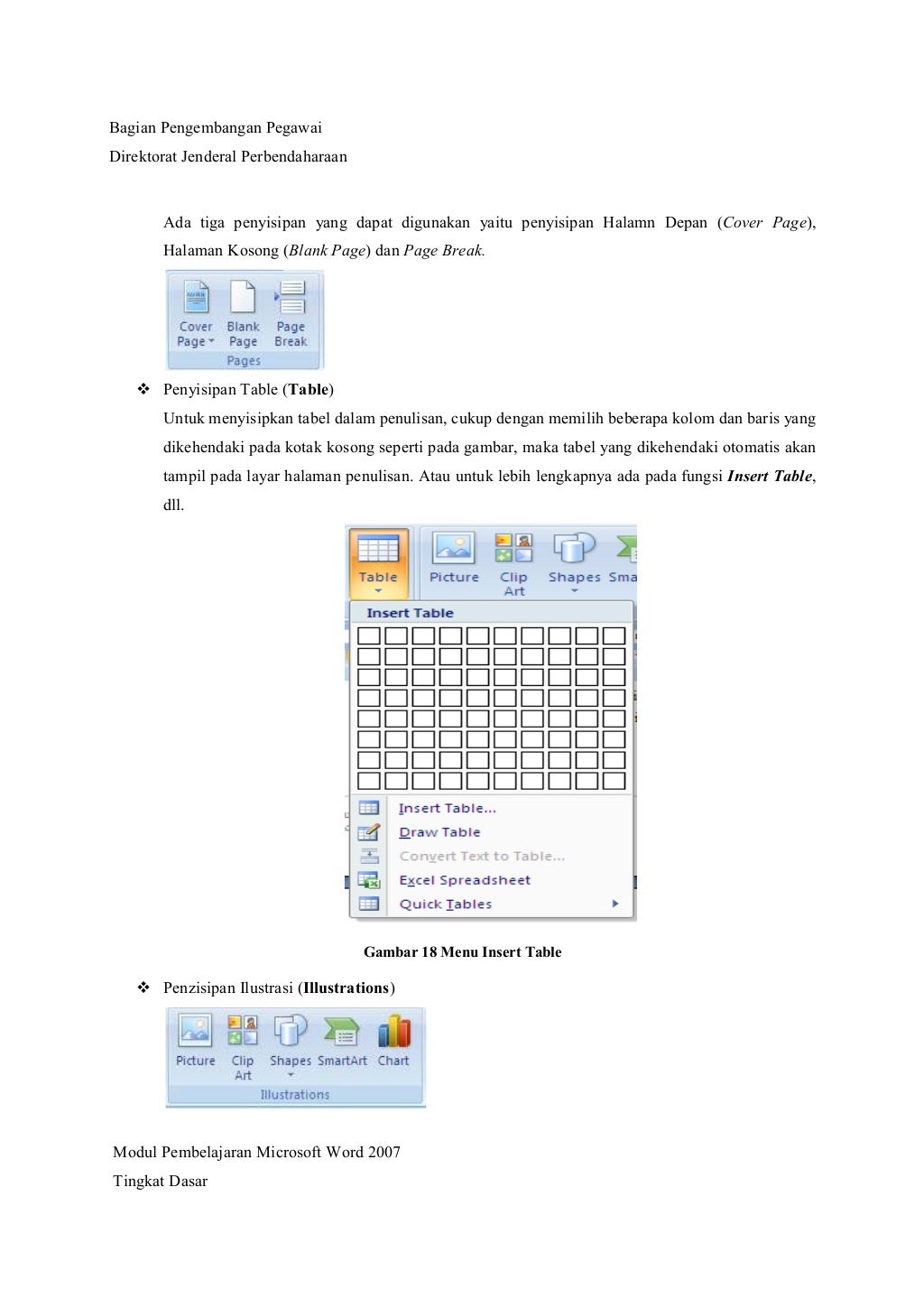 Modul microsoft word beginner