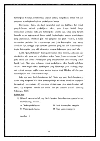 Modul microteaching | DOCX