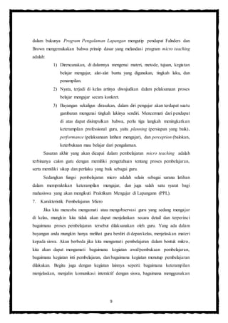 Modul microteaching | DOCX