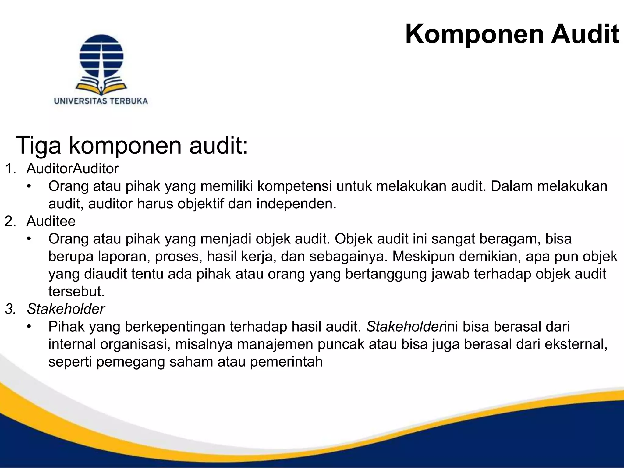 Modul Audit SDM Minggu 1 | PPTX