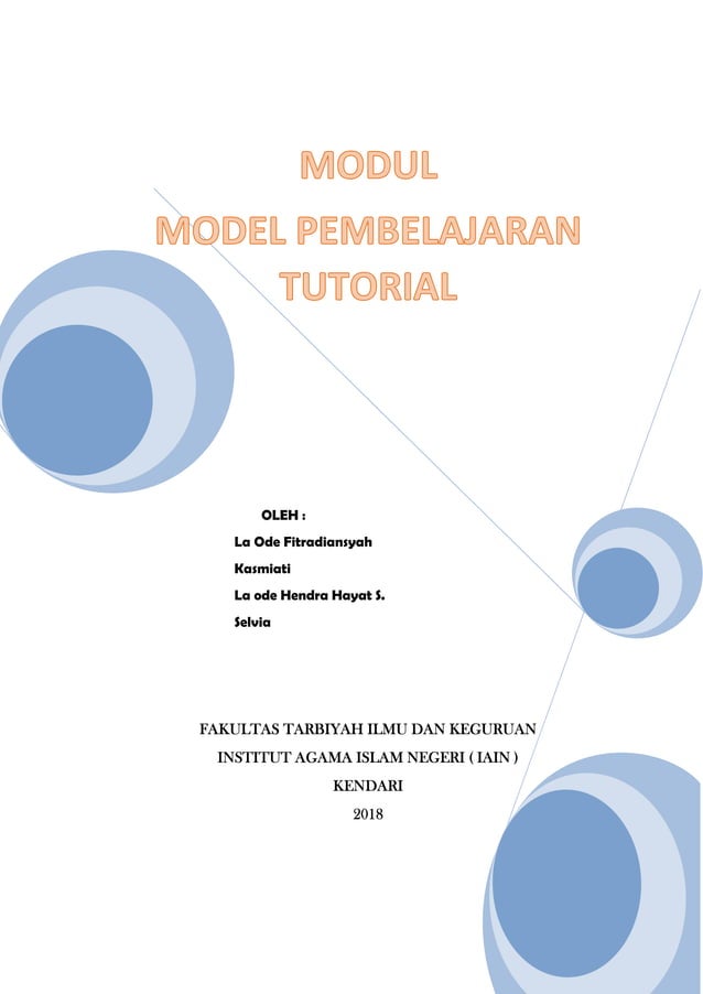 Modul model pembelajaran | PDF