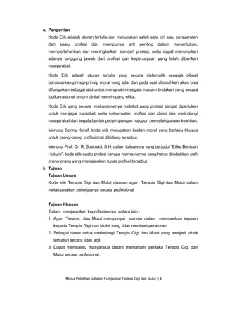 Modul mpi 3 Etika Profesi TGM | PDF