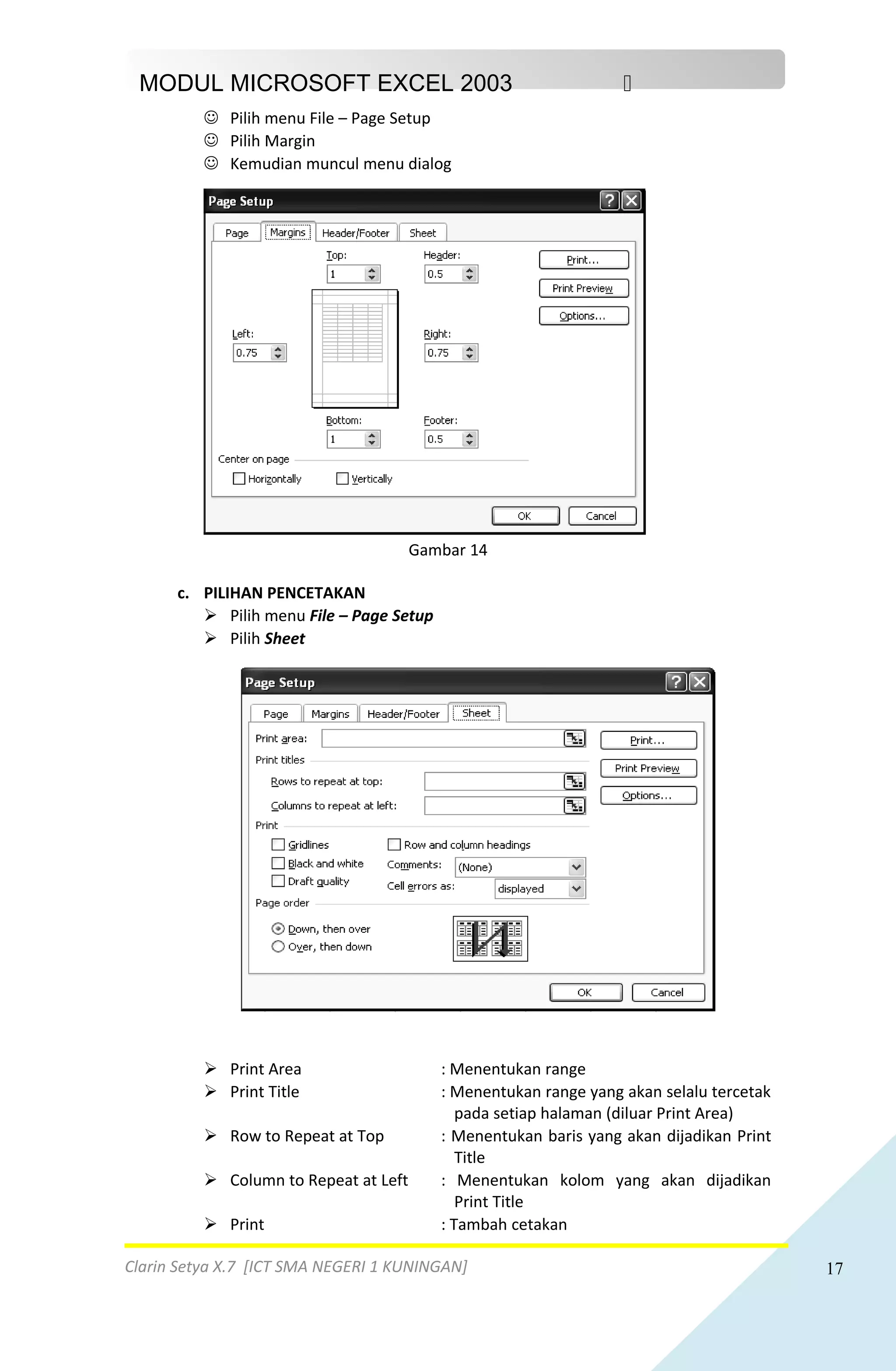 Modul ms. office excel | PDF