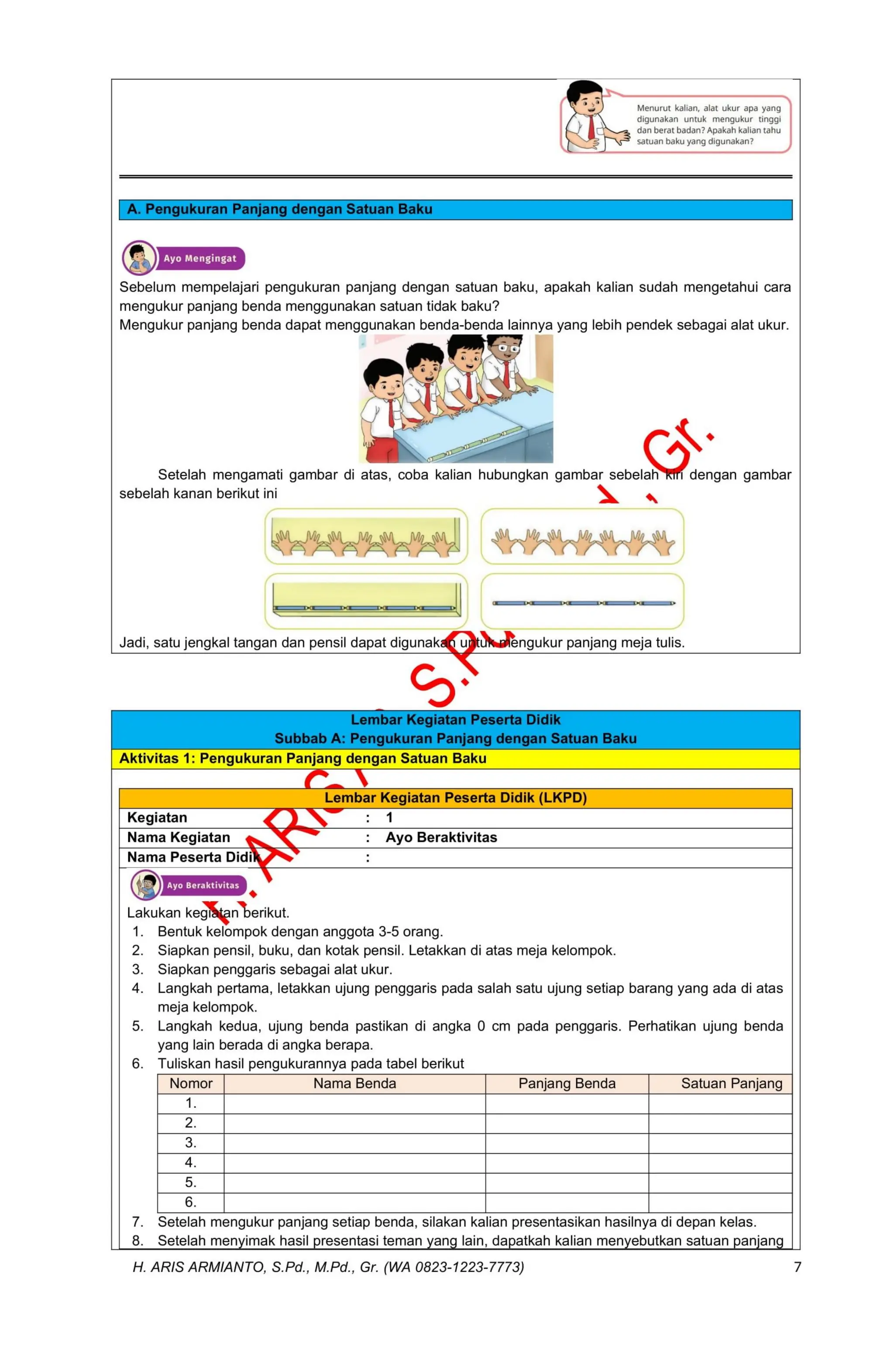 Modul Ajar Matematika Kelas 3 Cp 032 Pdf