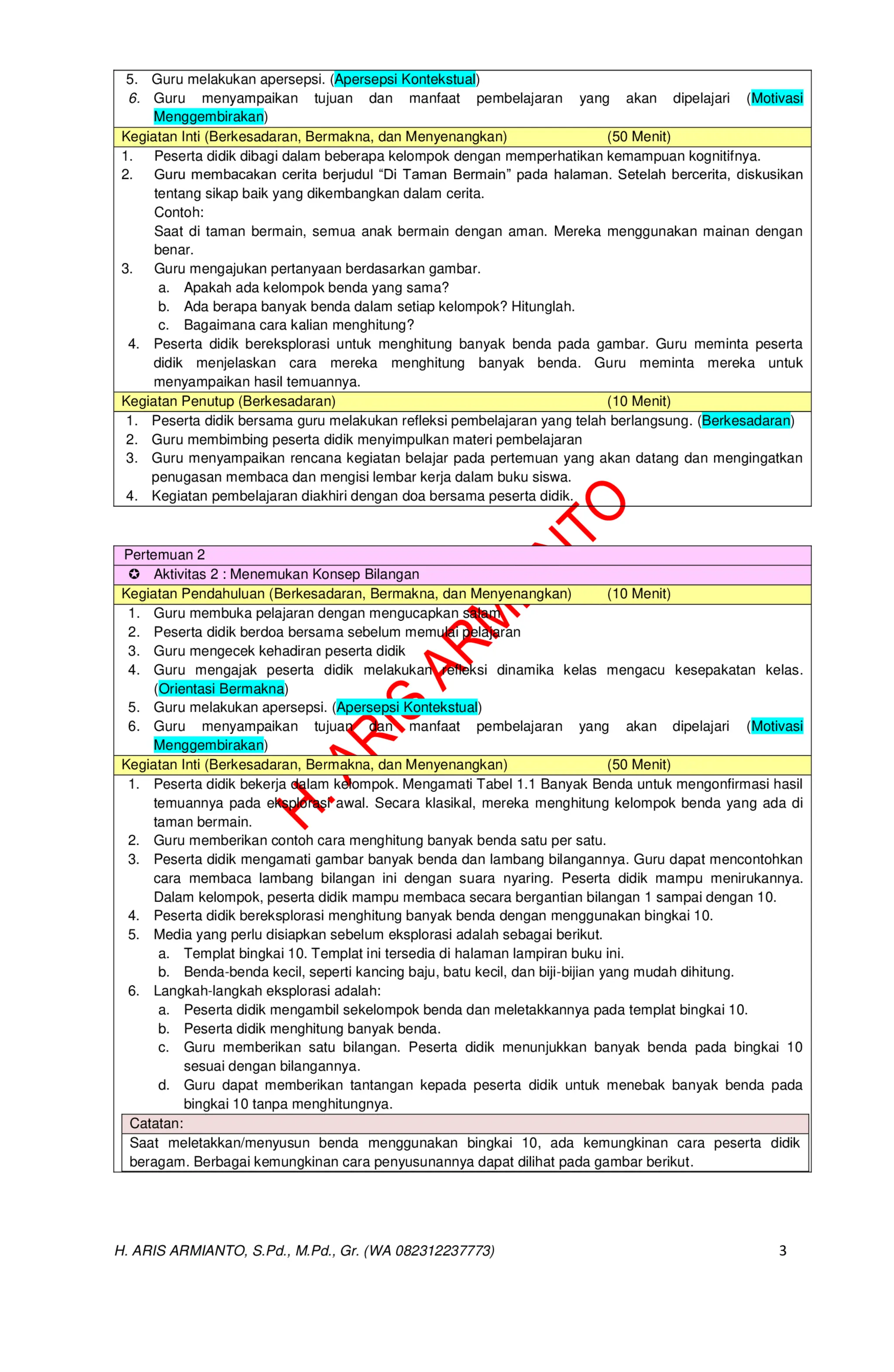 MODUL PEMBELAJARAN DEEP LEARNING MATEMATIKA KELAS 1 CP 032 REVISI 2025 KURIKULUM MERDEKA ...
