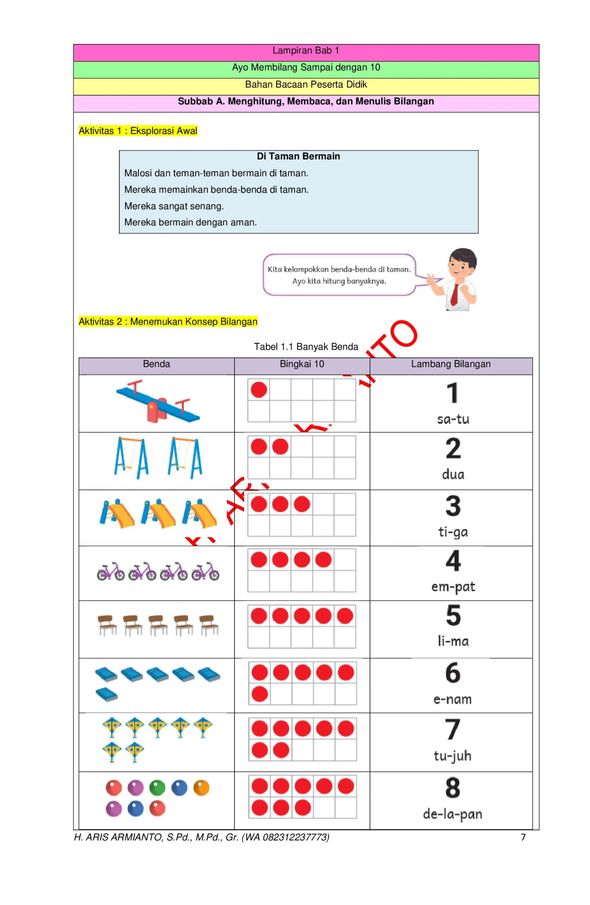 MODUL PEMBELAJARAN DEEP LEARNING MATEMATIKA KELAS 1 CP 032 REVISI 2025 ...